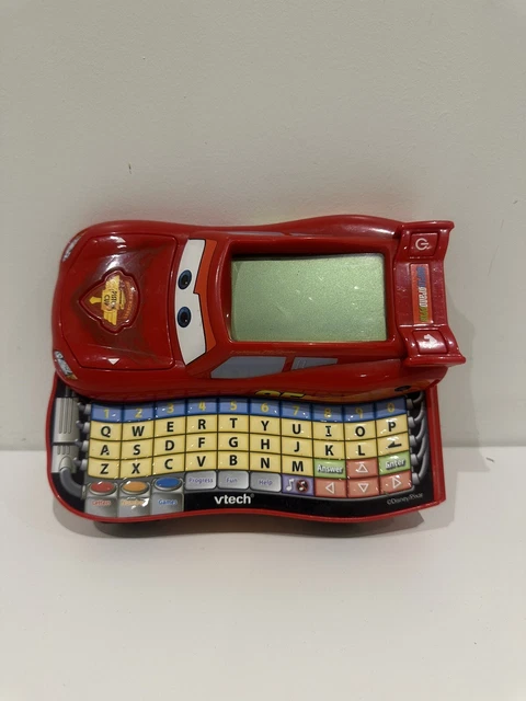 DISNEY PIXAR CARS Lightning McQueen Vtech Computer Game/Educational Toy ...