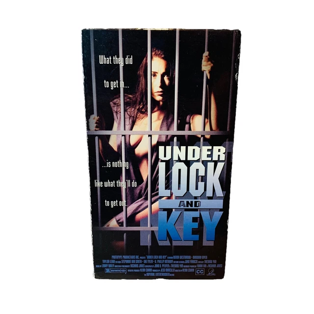 UNDER LOCK AND Key VHS Video Tape 1995 FBI Erotic Movie HTF Blockbuster ...