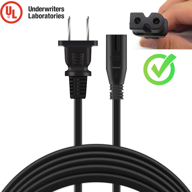 6FT UL POLARIZED AC Power Cord Cable For UNIRISE UE-223 UE-221 E206144 ...