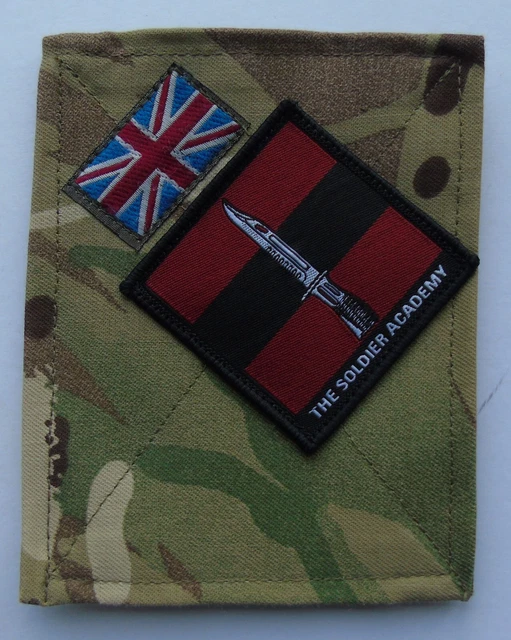 BRITISH ARMY SOLDIER Academy MTP Blanking Panel/Patch & Formation Badge ...