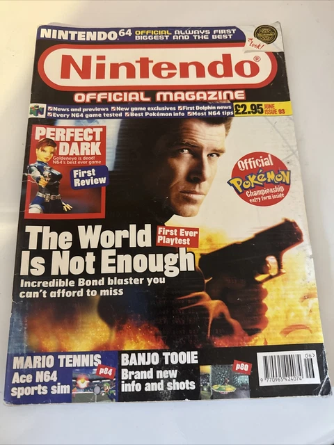NINTENDO OFFICIAL MAGAZINE Issue 93 June 2000 £9.04 - PicClick UK