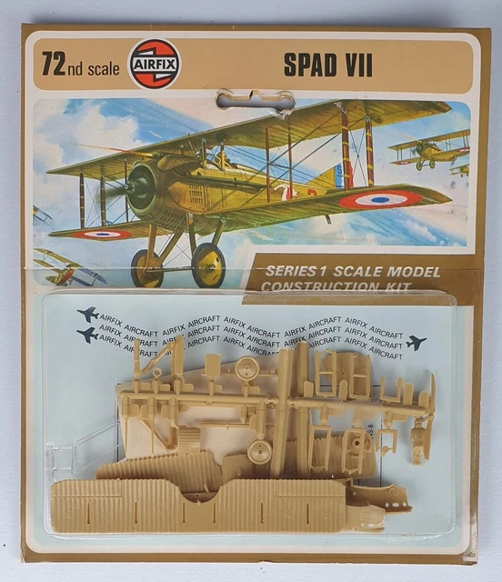 (332) 1970'S AIRFIX 1/72nd SPAD VII in Superb Condition £18.00 ...