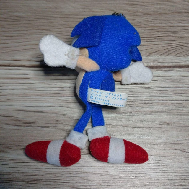 SONIC THE FIGHTERS 4 Keychain Mascot Plush Set Lot Tails Rose Knuckle ...