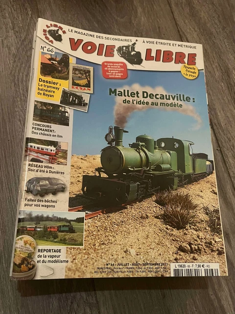 MAGAZINE MODÉLISME FERROVIAIRE, Voie Libre, N°66 EUR 8,90 - PicClick FR