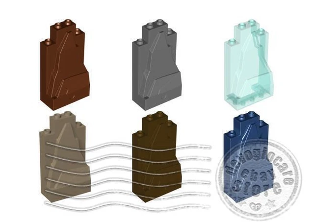 LEGO 47847 PANNEAU Rock / Pierre / Sasso 2x4x6, Couleur À Choix EUR 1 ...