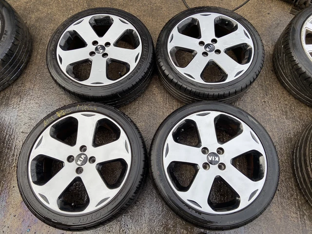 KIA RIO MK3 17" Inch Alloy Wheels + Tyres / 4 Stud £390.00 - PicClick UK