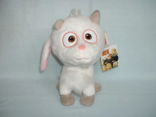 DESPICABLE ME MINIONS 10" LUCKY THE GOAT Cuddly Soft Beanie Plush Toy ...