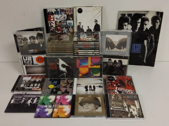 53 X U2 CD JobLot- Achtung Baby Beautiful Day Rattle And Hum Joshua ...