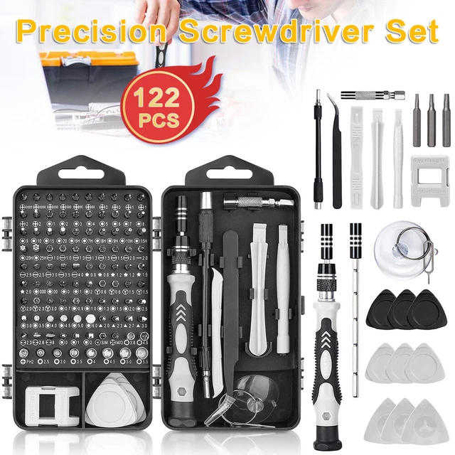 122 IN 1 Magnetic Precision Screwdriver Set Computer Pc Phone Repair ...