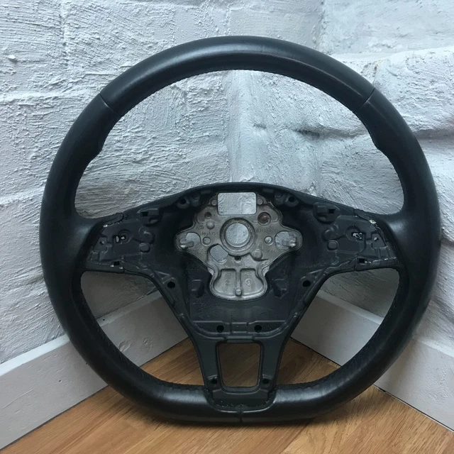 GENUINE VW GOLF MK7, DSG T6 Transporter leather flat bottom steering ...