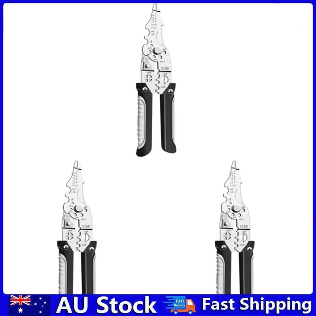 CABLE CUTTER CRIMPER Multifunction Wire Stripper Terminal Hand Tool ...