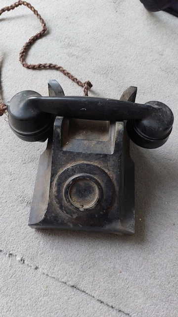BAKELITE BAKERLITE TELEPHONE x BT Collectable With Unadulterated Dust ...