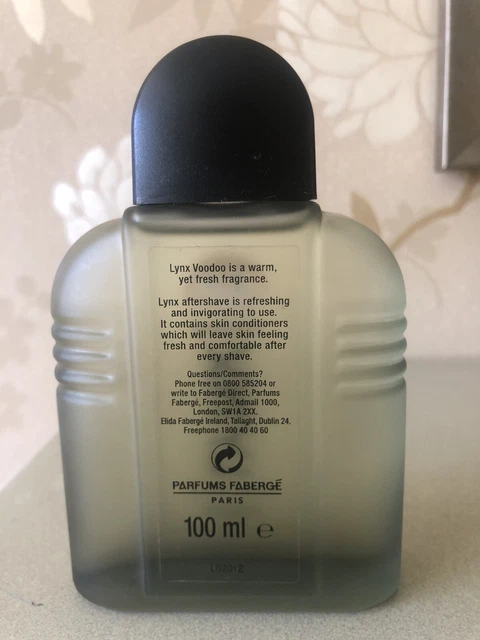 RARE VINTAGE LYNX Voodoo Faberge Paris Men’s 100ml Full Aftershave ...