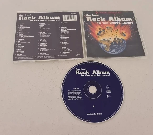 THE BEST ROCK Album In The World...Ever! CD Compilation 1995 DISC "DISC ...