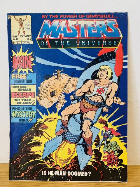 MASTERS OF THE Universe #17 He-Man British Weekly Mattel Comic 1986 EUR ...