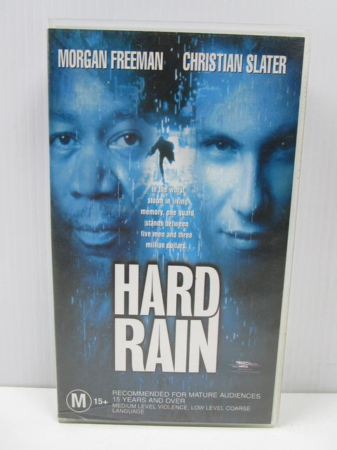 HARD RAIN, MORGAN Freeman, VHS Tape, Vintage Video, Movie M, 1998 £12. ...