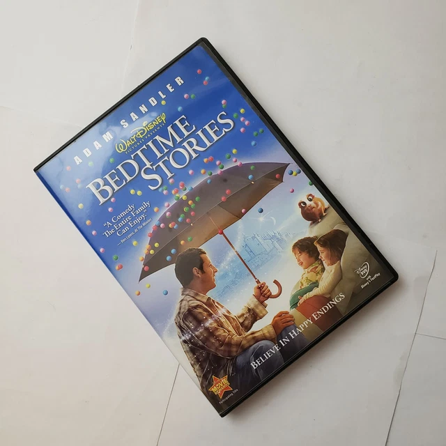 BEDTIME STORIES DVD Adam Sandler Keri Russell Courteney Cox Lucy ...