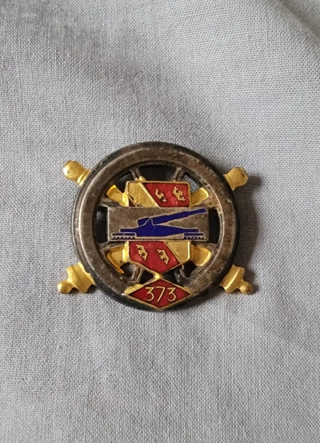 INSIGNE 373° RALVF : Insigne métallique du 373° régiment d'artillerie ...