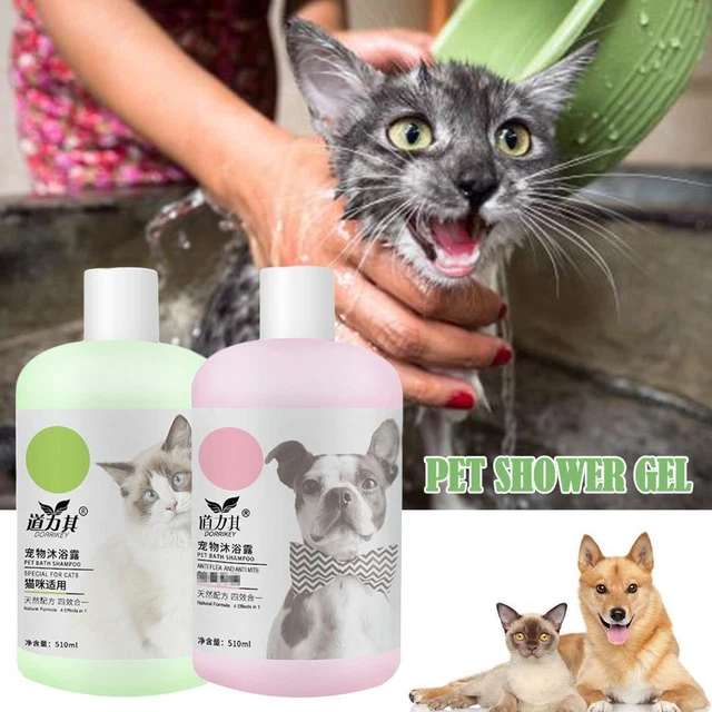 PET SHAMPOO PET Cat Puppy Shampoo Shower Gel Dog Bath Z2 Lotion Fleas ...