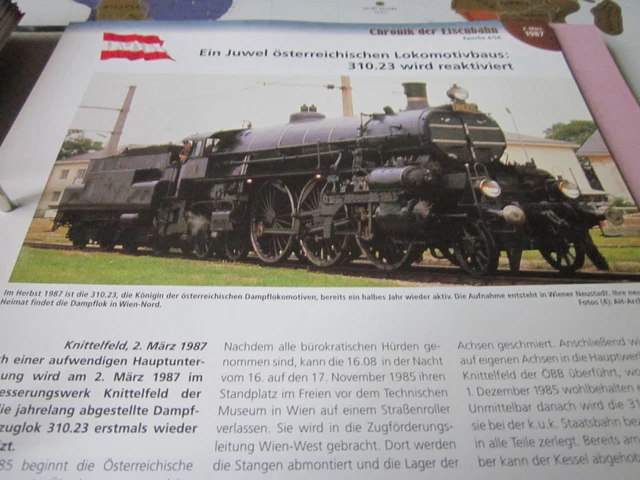 CHRONIK DER EISENBAHN N 4/5a 1987 Österreich 310.23 reaktiviert EUR 3 ...