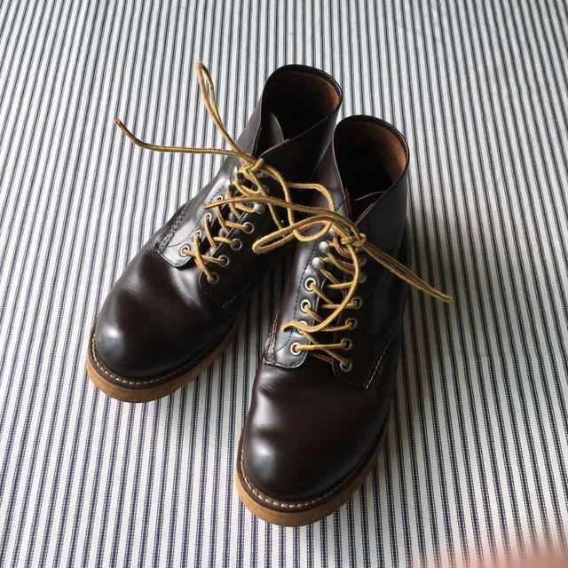 90'S RED WING Plain Toe Chocolate 8D £392.65 - PicClick UK