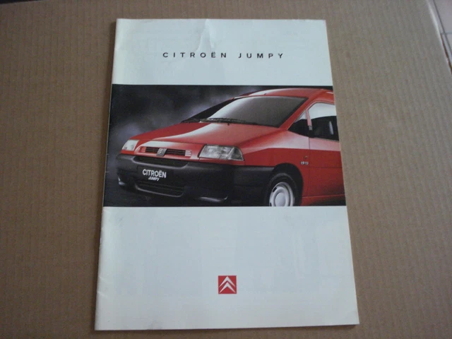 CATALOGUE/BROCHURE CITROEN jumpy utilitaire - 9/1995 EUR 2,00 - PicClick FR