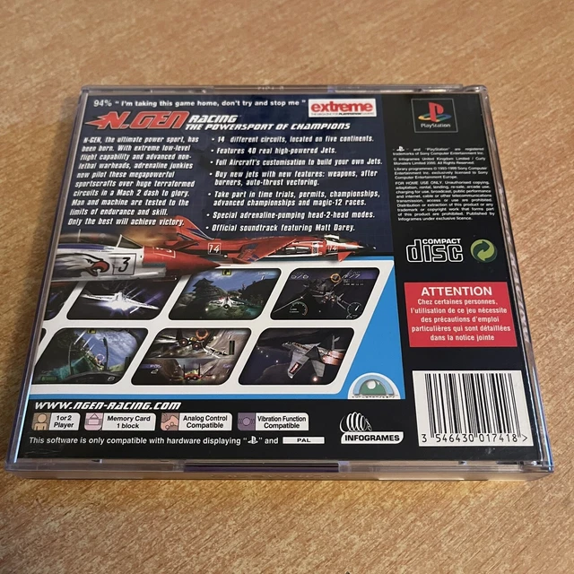 N-GEN RACING - Next Generation PS1 PlayStation 1 Game - Complete With ...