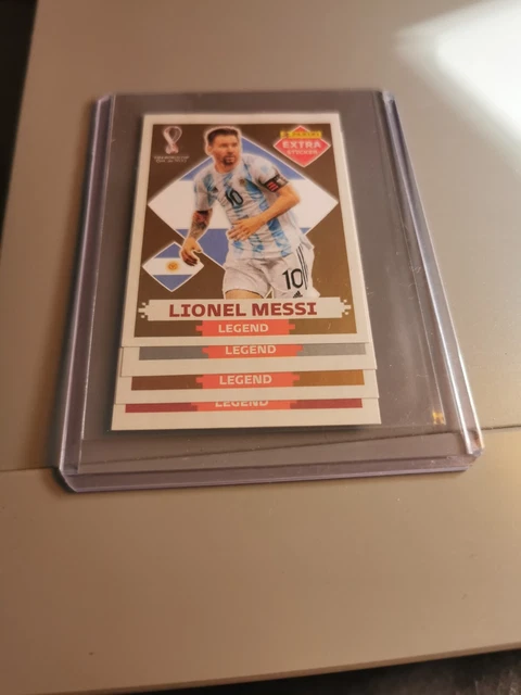 SET OF 4 Lionel Messi - Panini Qatar 2022 FIFA World Cup Extra Sticker £200.00 - PicClick UK