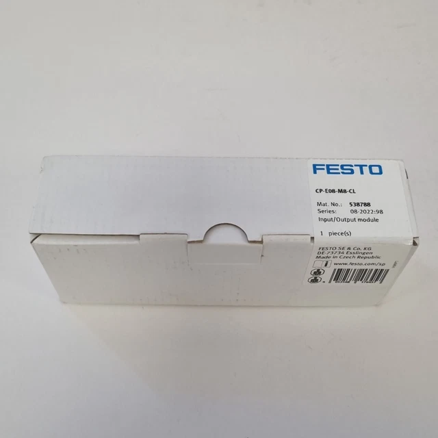 FESTO CP-E08-M8-CL INPUT/OUTPUT Module 538788 £115.00 - PicClick UK