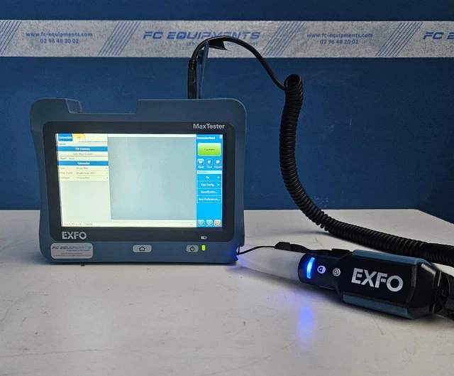 EXFO FIP-410B FIBER inspection probe + Max tester LIKE NEW OPEN BOX -15 ...