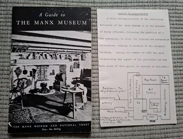 A GUIDE TO The Manx Museum Vintage 1958 Manx Museum And National Trust ...