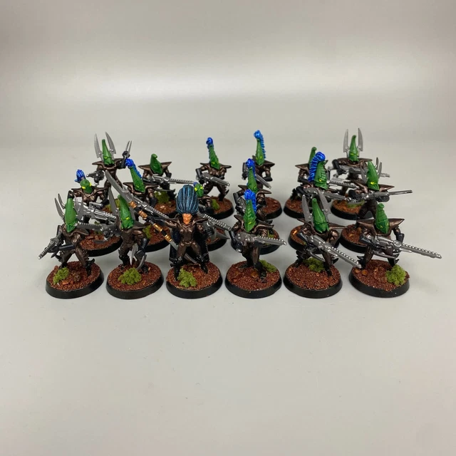 18 DRUKHARI DARK Eldar Krieger Kabalites Umgebaut Warhammer 40,000 3RD ...