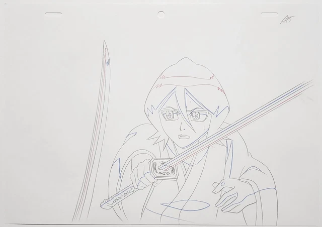 BLEACH ANIMATION PRODUCTION Cel Drawing Douga Genga: Rukia - 4229 EUR ...