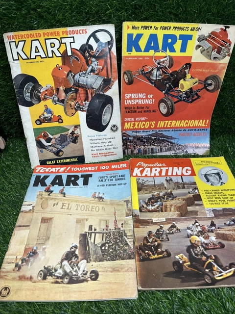 3 ISSUES OF Kart Magazine 1 Issue Popular Karting Magazine 1961 B2 £19. ...