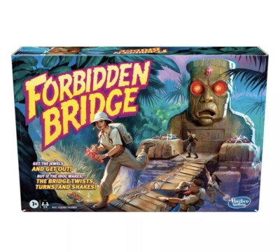 HASBRO GAMING F3178 Forbidden Bridge Adventure Board Game For 7+ Year ...