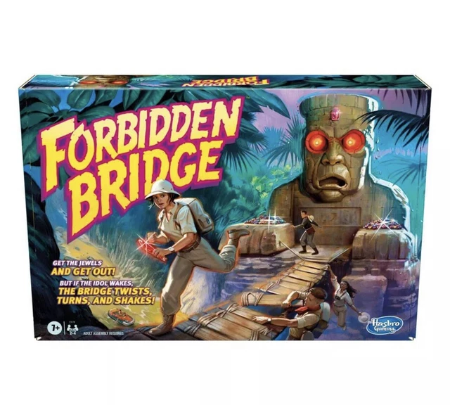 HASBRO GAMING F3178 Forbidden Bridge Adventure Board Game For 7+ Year ...