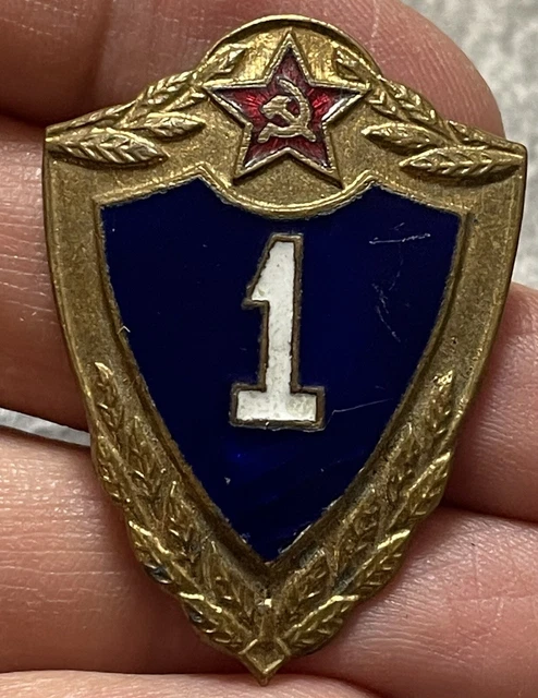 INSIGNE GRADE SOLDAT SOVIETIQUE SPECIALISTE 1e CLASSE EUR 10,00 ...