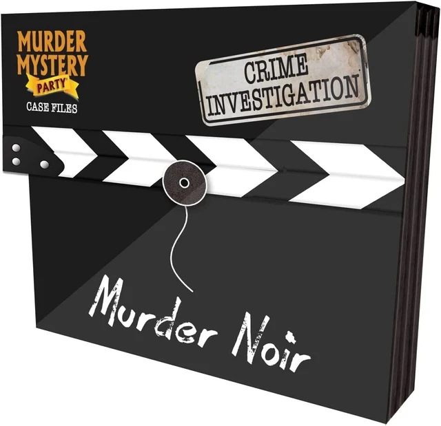 MURDER MYSTERY CASE File Party Game Murder Noir £18.99 - PicClick UK