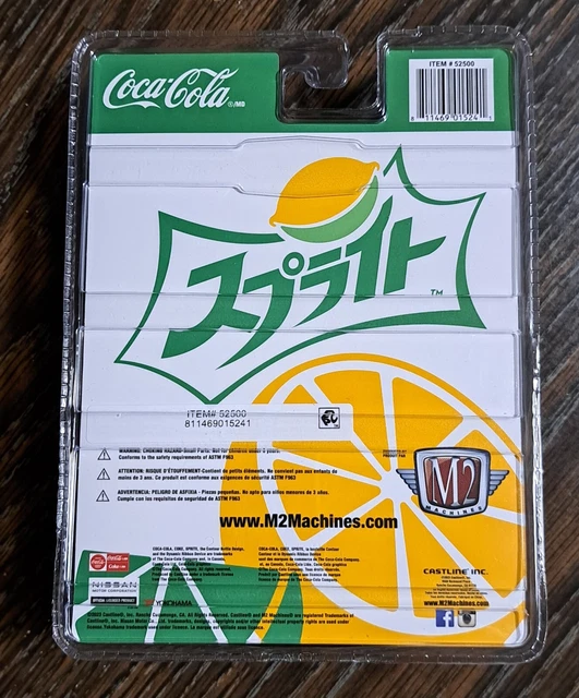 CAMION M2 MACHINES Coca-Cola Sprite 1978 Datsun A33 blanc/vert 750 ...