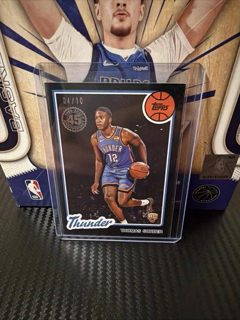 TOPPS BASKETBALL FLAGSHIP 2025 Thomas Sorber RC /10 Casehit EUR 150,00 ...