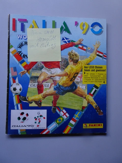 PANINI WORLD CUP Italia 90 WM Stickeralbum Weltmeisterschaft 1990 ...