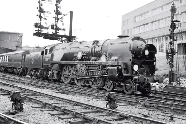 PHOTO BR British Railways Steam Locomotive Class Merchant Navy 35028 ...