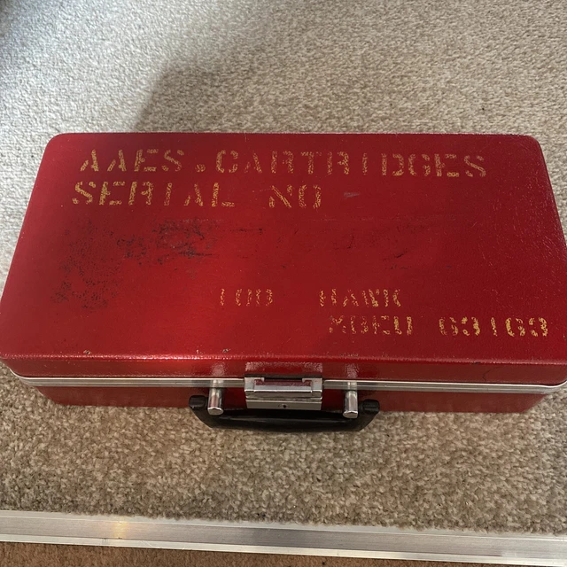 RAF MK10 / 10b Ejection Seat Cartridge Storage / Transit Case £39.00 ...