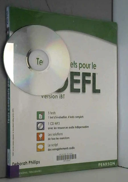 TESTS COMPLETS POUR le TOEFL, version iBT avec 5 tests corrigés (+ CD ...