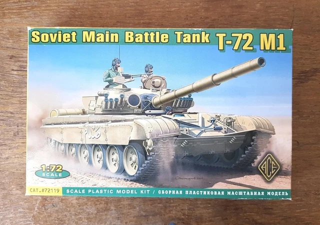 ACE 1/72: SOVIET Main Battle Tank T-72 M1 #72119: Rare 2004 Kit £17.99 ...
