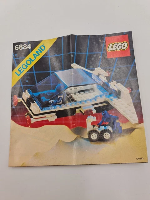 VINTAGE LEGO PLAYSET Instruction Manual Booklet Only Legoland Book 6884 ...