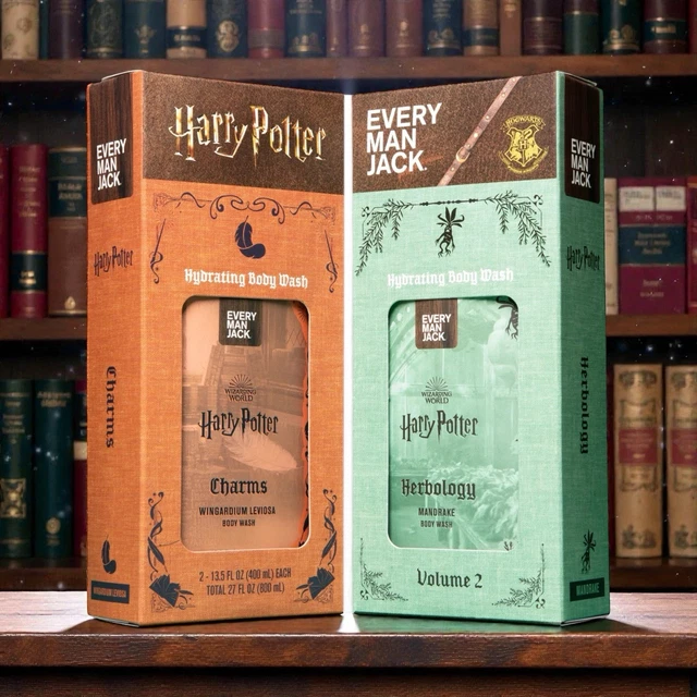 HARRY POTTER EVERY Man Jack Volume 2 Hydrating Body Wash (27 Oz Total ...