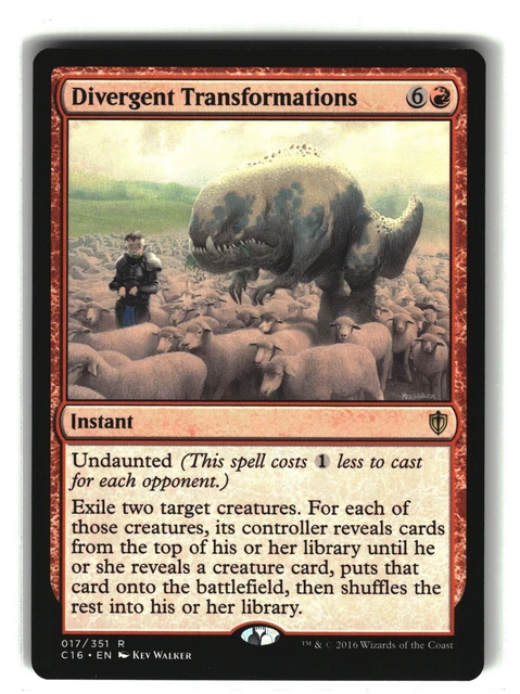 TRANSFORMATIONS DIVERGENTES ~ 17 ~ C16 ~ Rare~BASE~NM~MTG EUR 3,02 ...