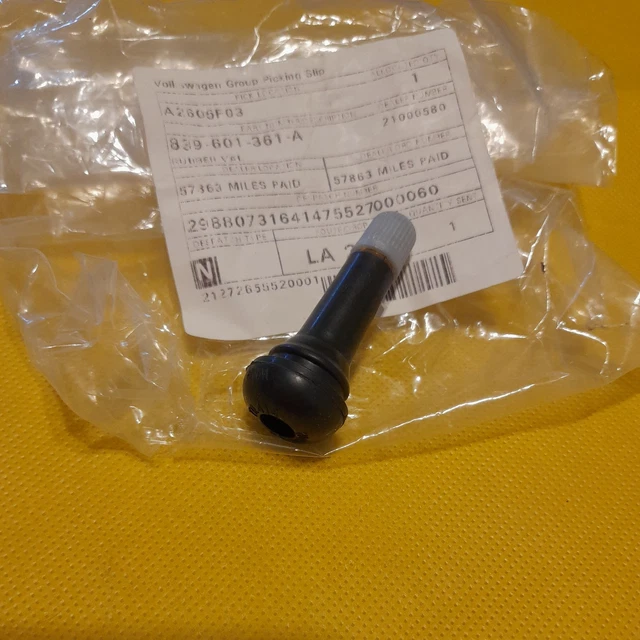 GENUINE🔺️ SKODA ENYAQ 2020-2024 Wheel Rim Rubber Valve Stem 839601361A ...