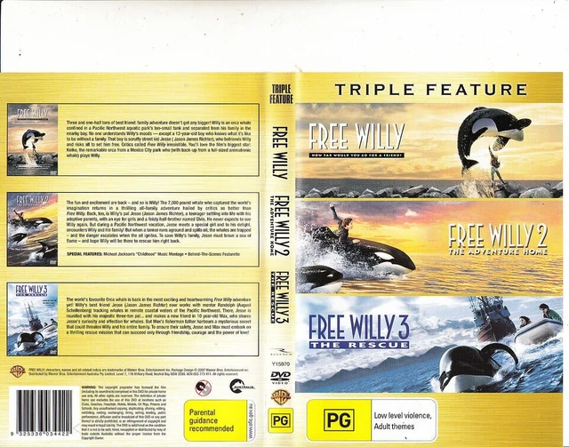 FREE WILLY-1993-JASON JAMES Richter-[++ Free Willy 2/Free Willy 3 ...